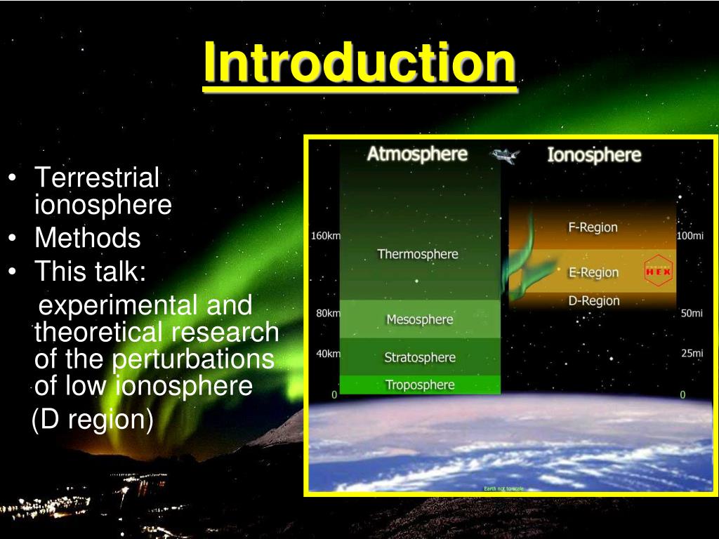 PPT - Perturbations of the terrestrial low ionosphere caused by solar ...