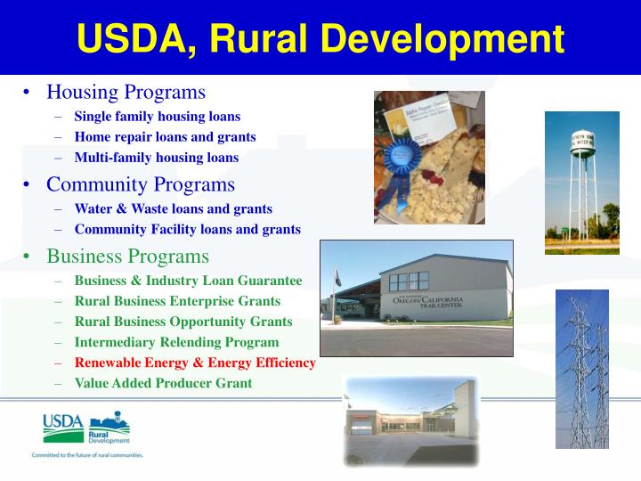 PPT - USDA, Rural Development Business Programs PowerPoint Presentation ...