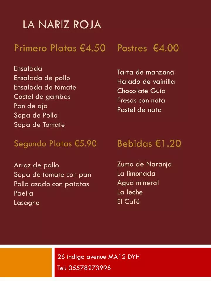 PPT - La nariz roja PowerPoint Presentation, free download - ID:5732419
