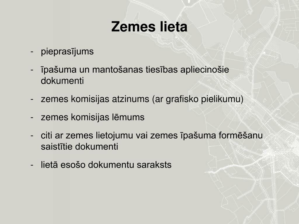 PPT - Pilsētas zemes komisijas dokumentu sakārtošana PowerPoint ...
