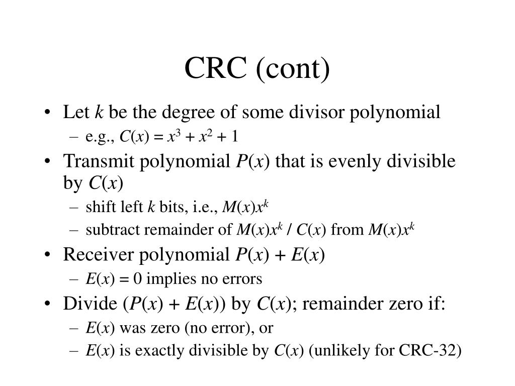 Ppt Lecture 6 Framing And Error Detection Data Link Layer Functions Powerpoint Presentation