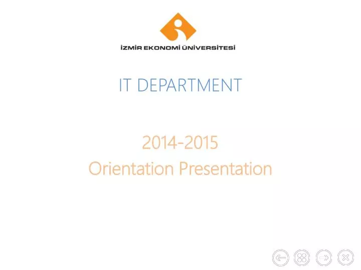 PPT - IT DEPARTMENT PowerPoint Presentation, free download - ID:5734302