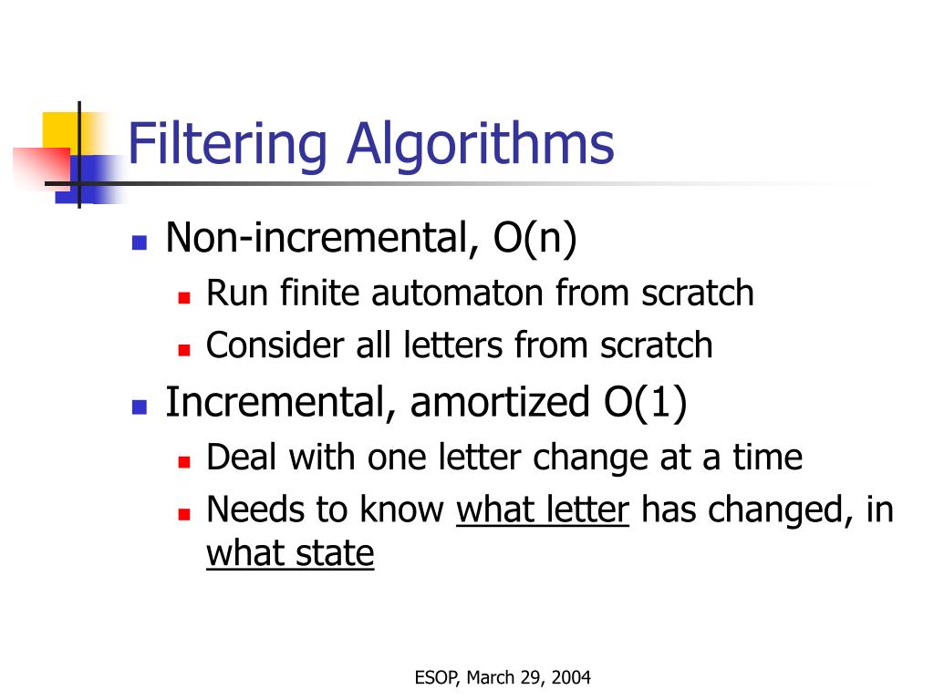 Ppt From Constraints To Finite Automata To Filtering Algorithms Powerpoint Presentation Id 4441