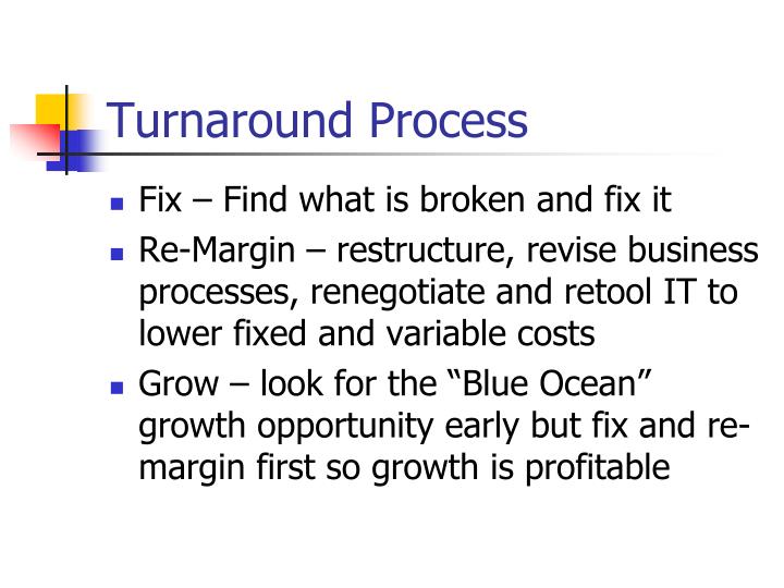 PPT - Case Study of a Turnaround PowerPoint Presentation - ID:5735620