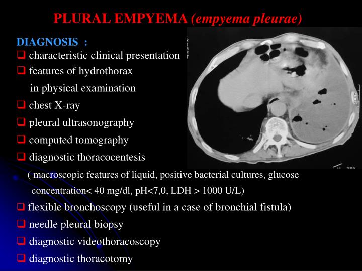 PPT - PLEURAL EMPYEMA PowerPoint Presentation - ID:5735694