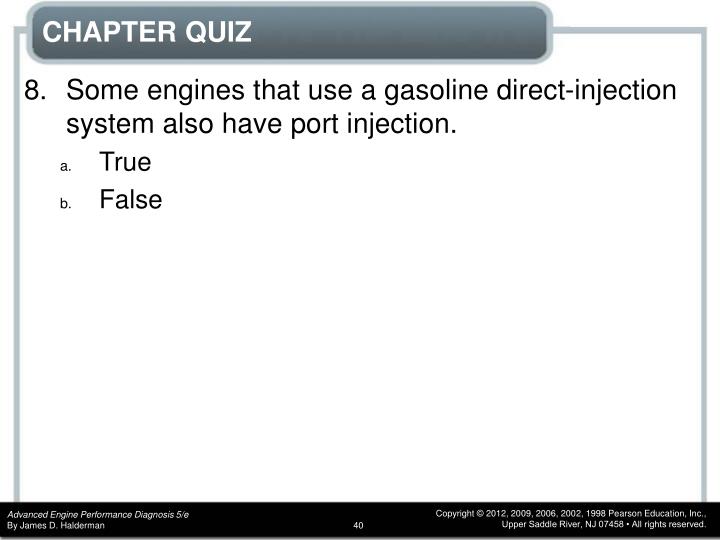 PPT - CHAPTER 20 Gasoline Direct-Injection Systems PowerPoint ...