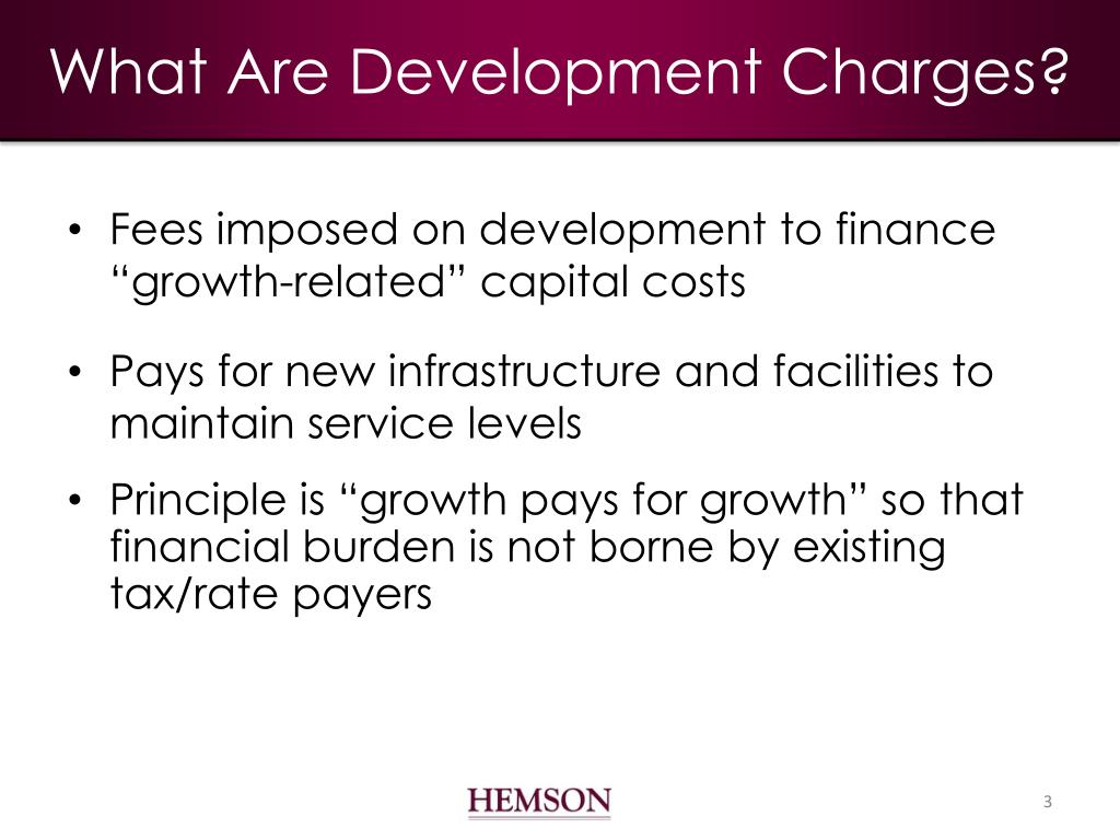 PPT - City of Clarence-Rockland Development Charges Study Council ...