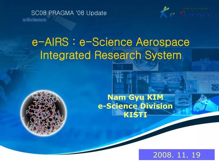 PPT - e-AIRS : e-Science Aerospace Integrated Research System ...