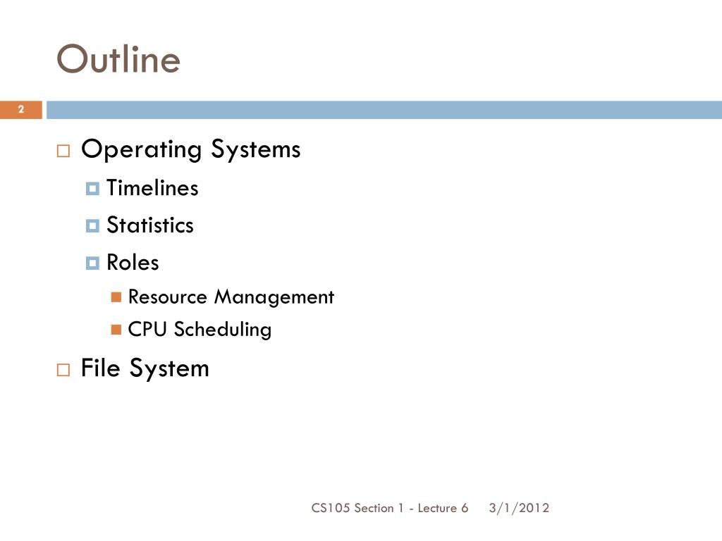 Ppt Cs105 Introduction To Computer Concepts Operating Systems Layer Powerpoint Presentation 0319