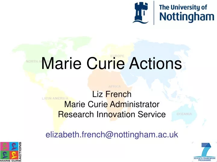 PPT - Marie Curie Actions PowerPoint Presentation, free download - ID ...