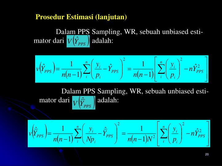 PPT - PROBABILITY PROPORTIONAL TO SIZE (PPS) SAMPLING PowerPoint ...