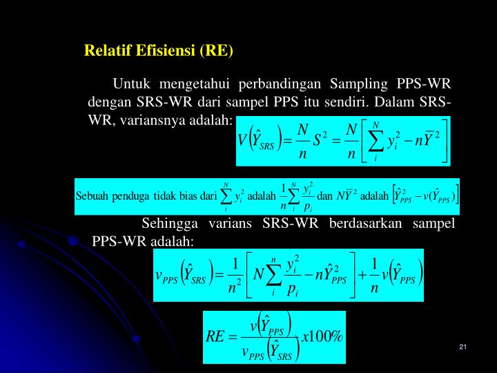 PPT - PROBABILITY PROPORTIONAL TO SIZE (PPS) SAMPLING PowerPoint ...