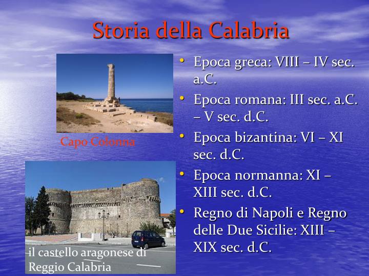 PPT - CALABRIA PowerPoint Presentation - ID:5743958