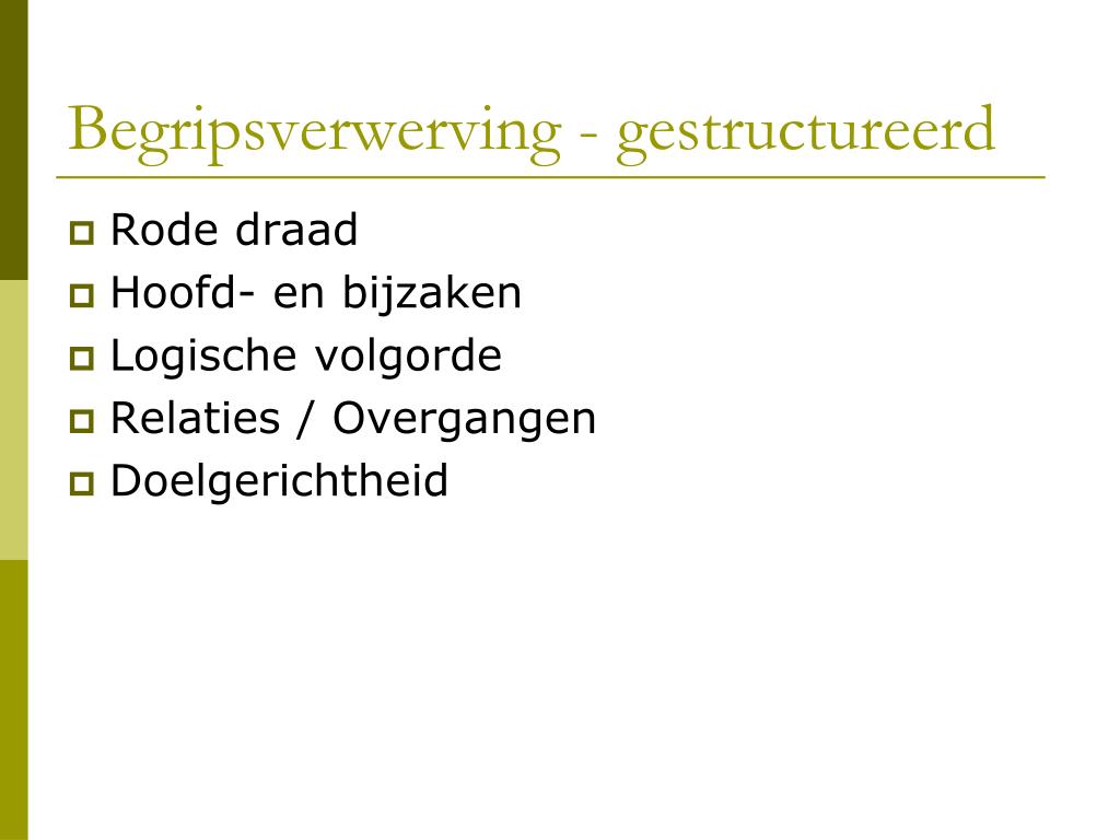 PPT - Keuze leerstofordening : inductief of deductief? PowerPoint ...