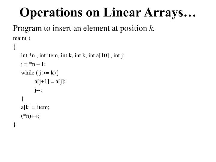 PPT - Array PowerPoint Presentation - ID:5744499
