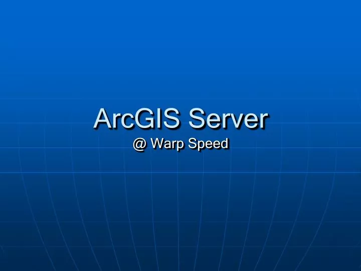 Ppt Arcgis Server Powerpoint Presentation Free Download Id5746039