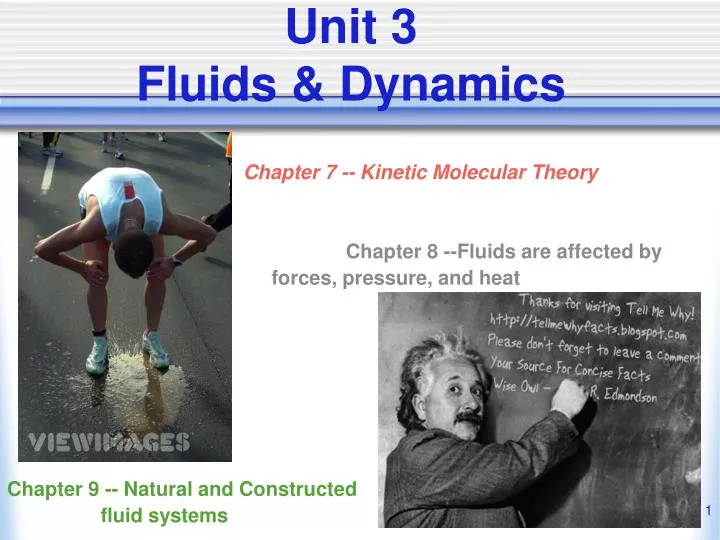 PPT - Unit 3 Fluids & Dynamics PowerPoint Presentation, free download ...