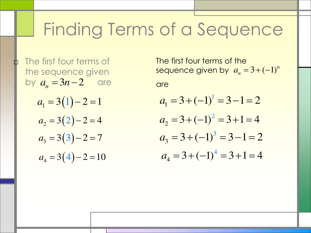 Ppt 8 1 Sequences And Series Powerpoint Presentation Free Download