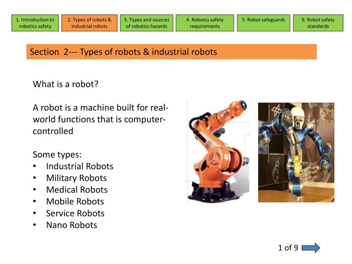 PPT - Robotics Safety PowerPoint Presentation - ID:5749549