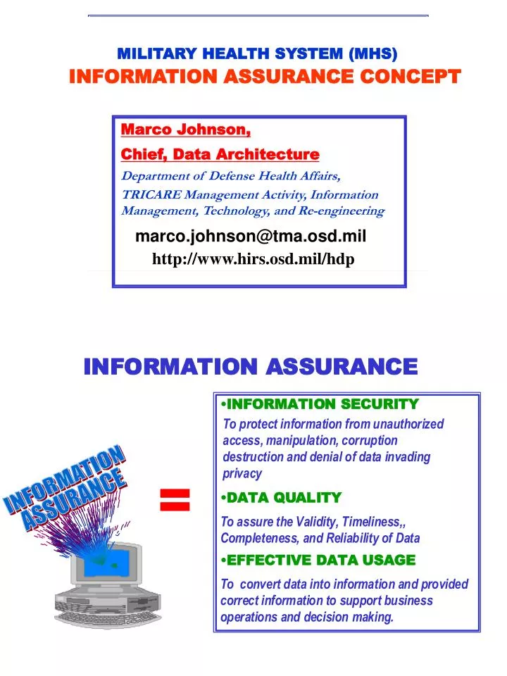 PPT - MILITARY HEALTH SYSTEM (MHS) PowerPoint Presentation, free ...
