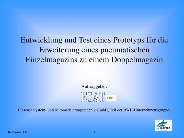 PPT - ESAT PowerPoint Presentation, free download - ID:5750982