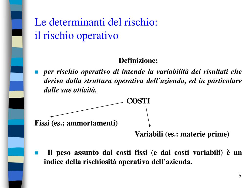 PPT - IL TRATTAMENTO DEL RISCHIO NELLA VALUTAZIONE DEGLI INVESTIMENTI ...
