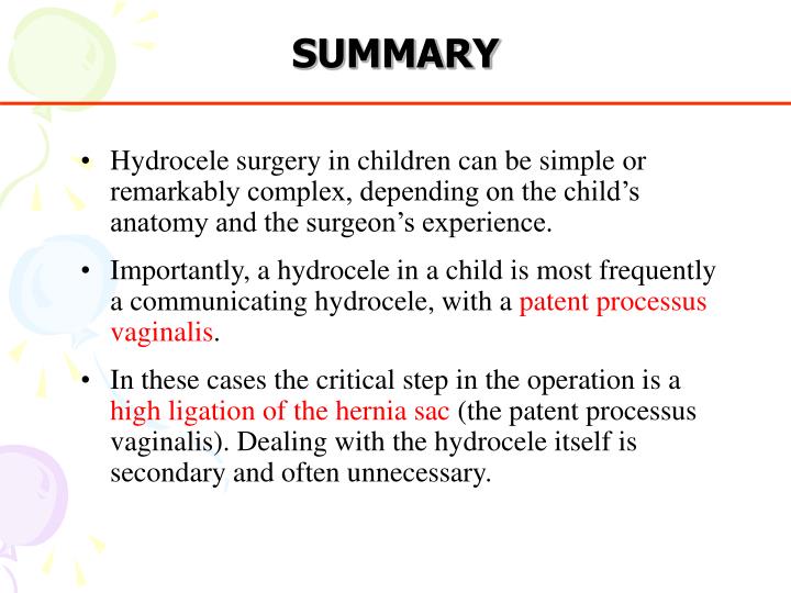 PPT - Surgical Treatment of Hydrocele & Hernia PowerPoint Presentation ...