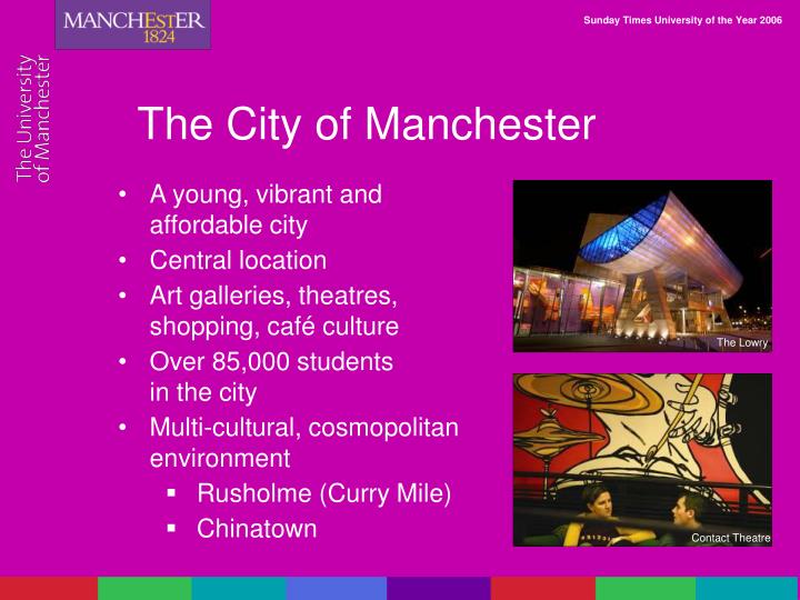 PPT - The University of Manchester PowerPoint Presentation - ID:5752423