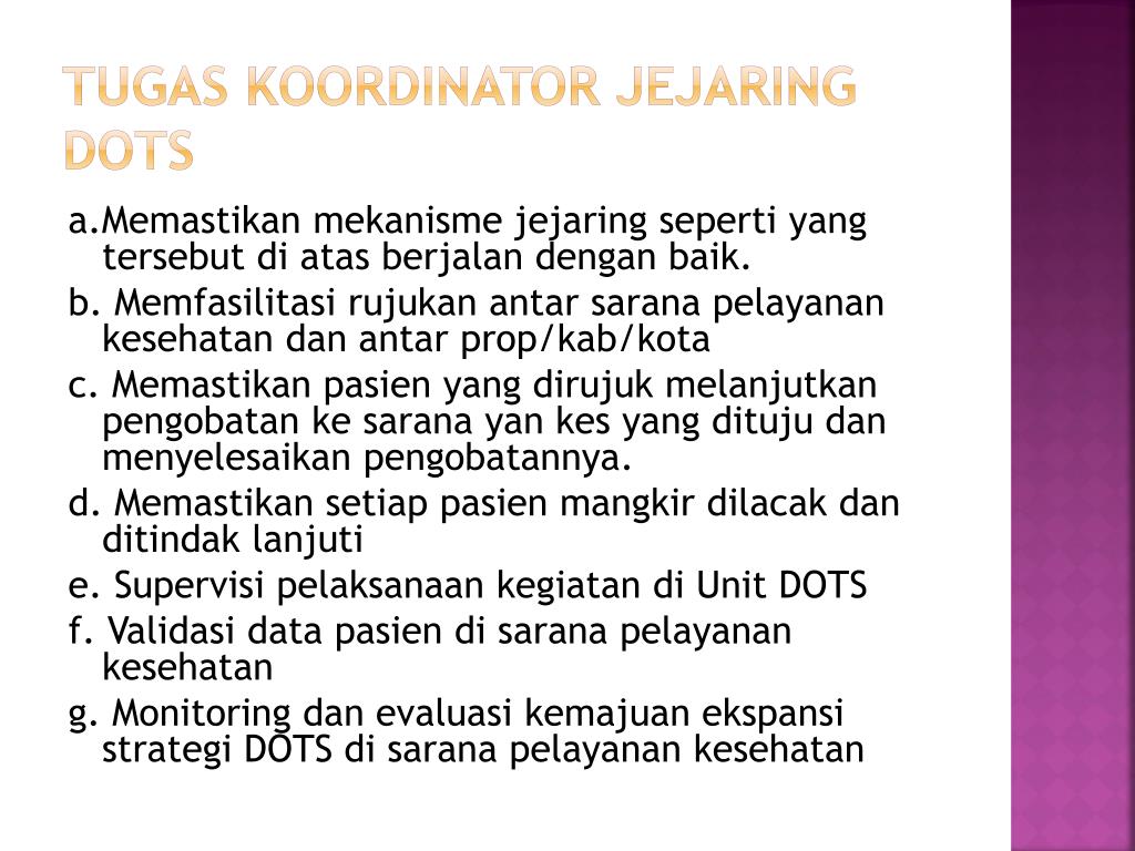 PPT - PENERAPAN STRATEGI DOTS DI RUMAH SAKIT PowerPoint Presentation ...