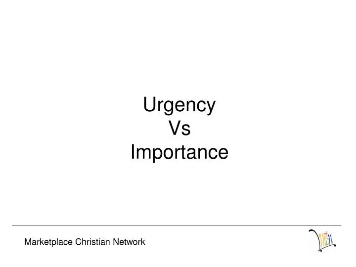 PPT - Urgency Vs Importance PowerPoint Presentation, free download - ID ...