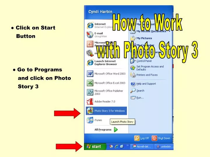 PPT - Click on Start Button PowerPoint Presentation, free download - ID ...