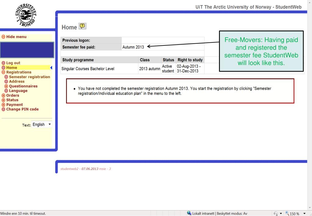 PPT - STUDENTWEB PowerPoint Presentation, free download - ID:5755186