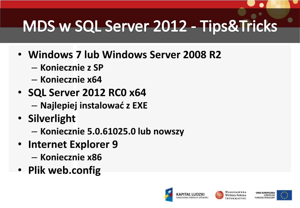 PPT - Władcy Danych Wykorzystanie Master Data Services do zapanowania ...