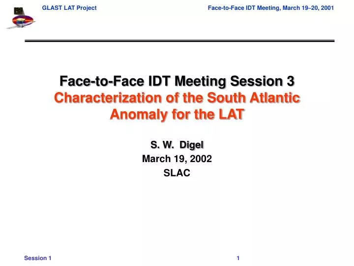 PPT - March 19, 2002 SLAC PowerPoint Presentation, free download - ID ...