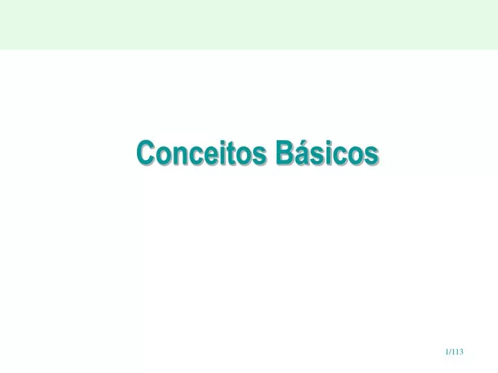 PPT - Conceitos Básicos PowerPoint Presentation, free download - ID:5756722