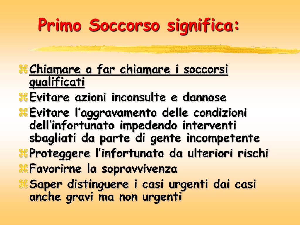 PPT - Primo Soccorso e Pronto Soccorso PowerPoint Presentation, free ... PPT - Primo Soccorso e Pronto Soccorso PowerPoint Presentation, free ...