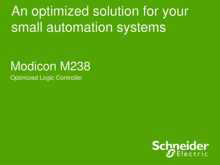 PPT - An optimized solution for your small automation systems ...