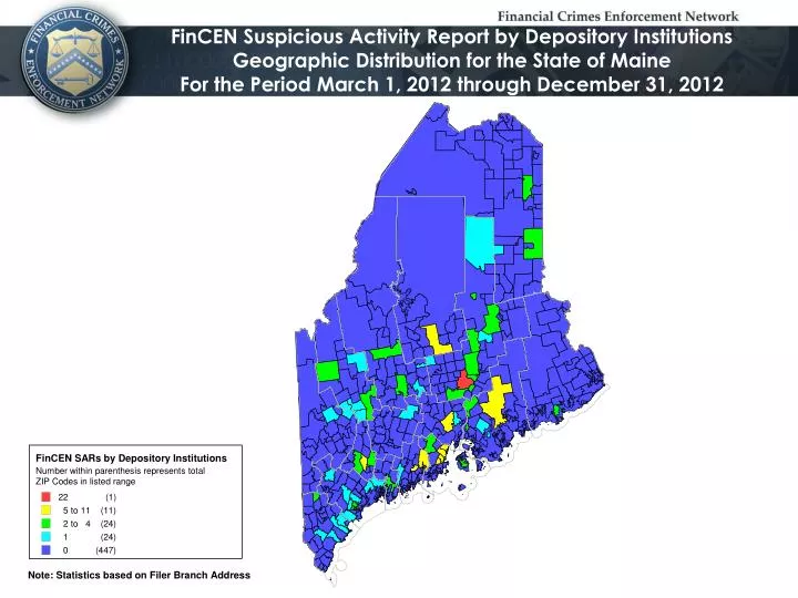 PPT - FinCEN Suspicious Activity Report by Depository Institutions ...