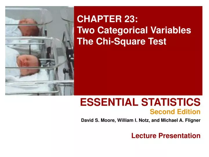 PPT - CHAPTER 23: Two Categorical Variables The Chi-Square Test ...