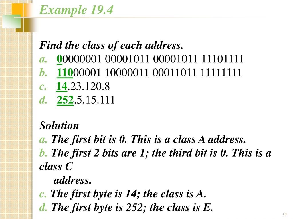 PPT - Chapter 19 Network Layer: Logical Addressing PowerPoint ... PPT - Chapter 19 Network Layer: Logical Addressing PowerPoint ...