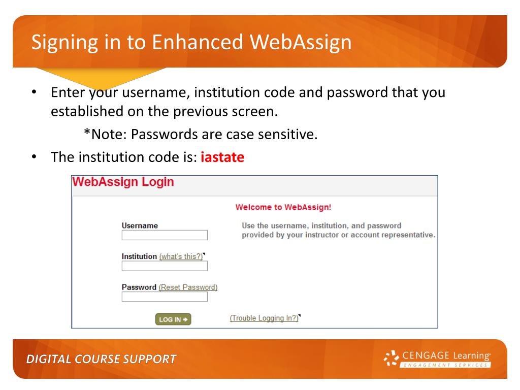 PPT - Using Enhanced WebAssign (EWA) PowerPoint Presentation, free ...