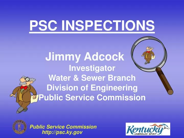 PPT - PSC INSPECTIONS PowerPoint Presentation, free download - ID:5759667