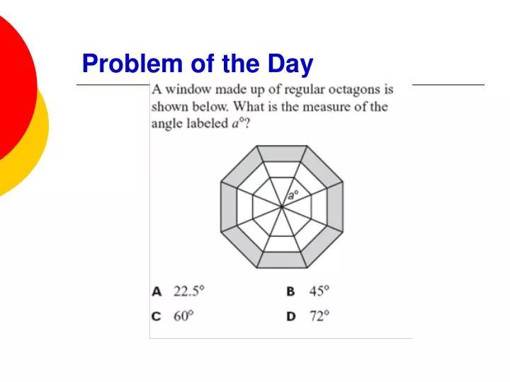PPT - Problem of the Day PowerPoint Presentation, free download - ID ...