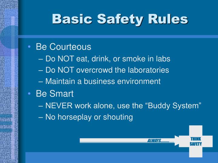 PPT - Safety Guidelines PowerPoint Presentation - ID:5762032