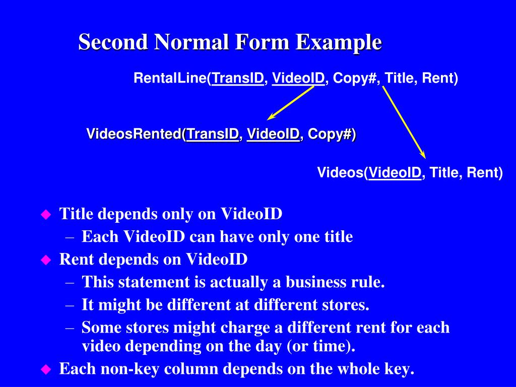 PPT - Tutorial 6: normalize the following relation to 1NF, 2NF, and 3NF ... PPT - Tutorial 6: normalize the following relation to 1NF, 2NF, and 3NF ...