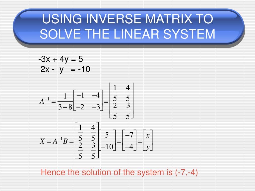 PPT MATRICES DETERMINANTS PowerPoint Presentation Free Download