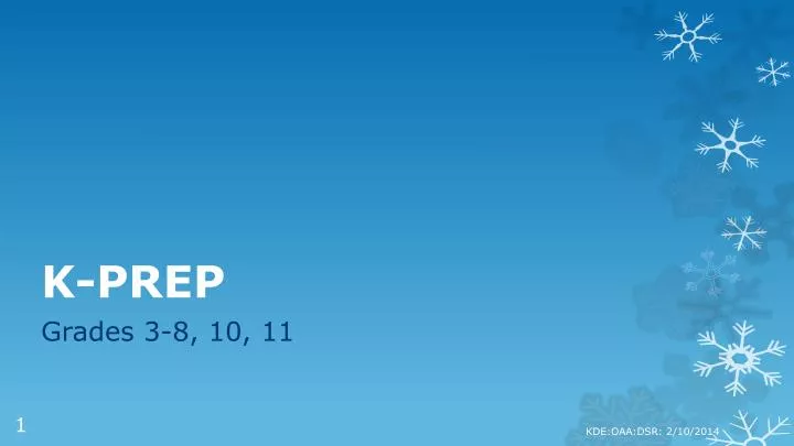 PPT - K-PREP PowerPoint Presentation, free download - ID:5762836