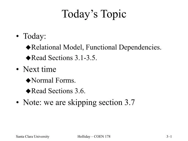 PPT - Today’s Topic PowerPoint Presentation, free download - ID:5762931