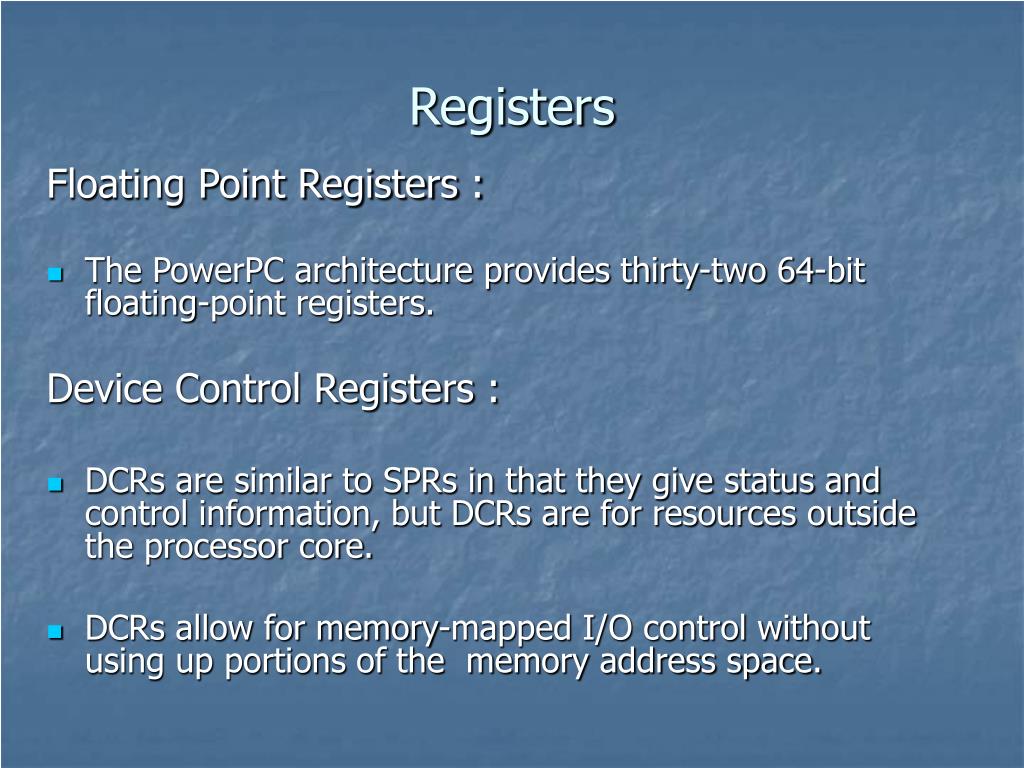 PPT - POWERPC ARCHITECTURE PowerPoint Presentation, free download - ID ...