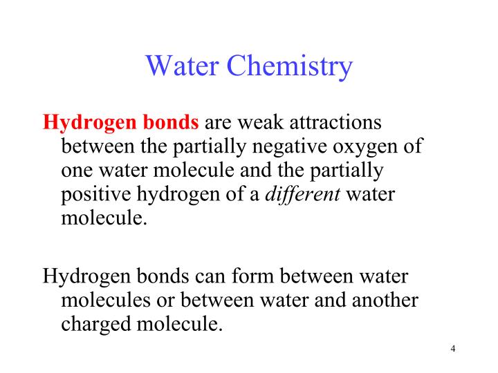 PPT - Water Chemistry PowerPoint Presentation - ID:5763752